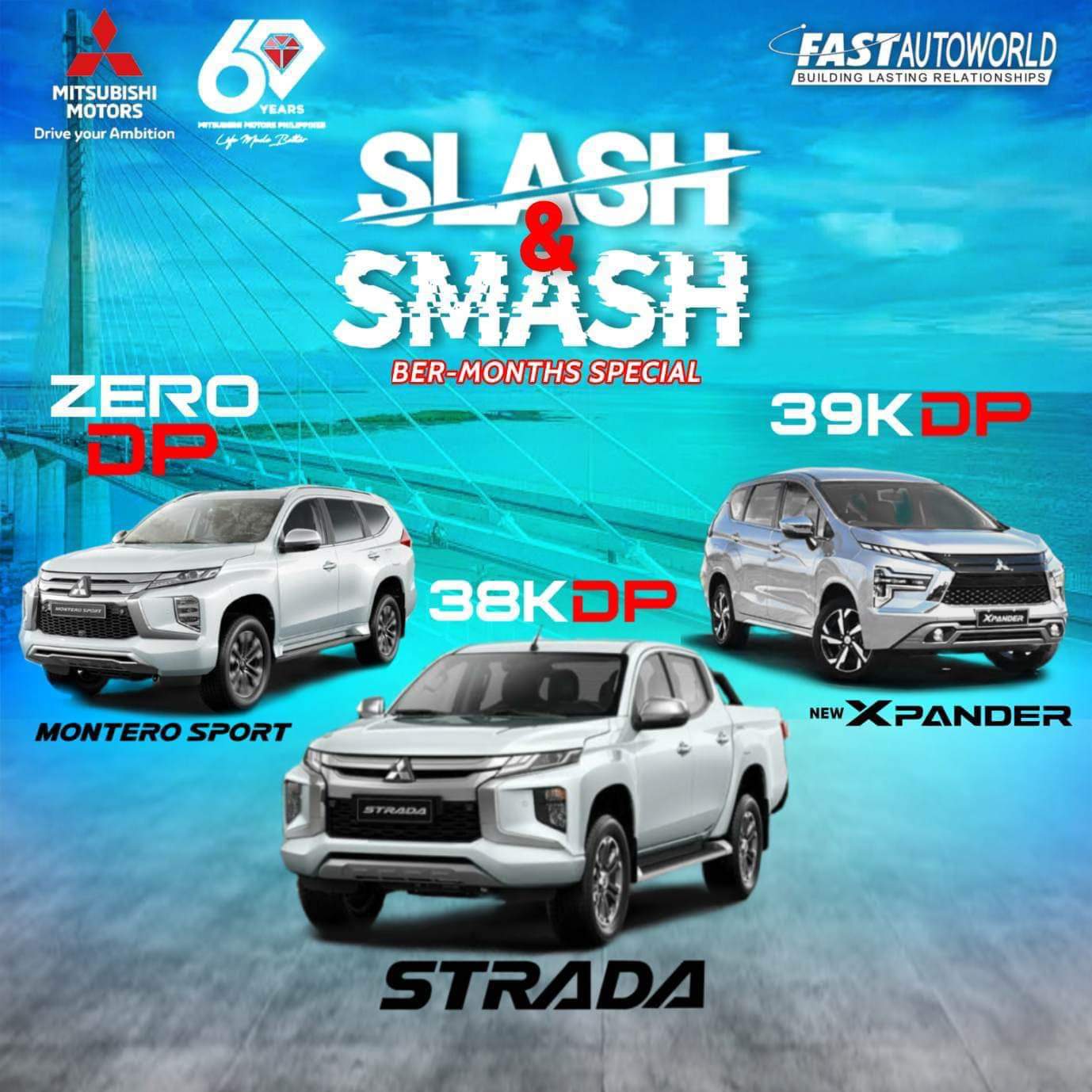 SLASH & SMASH 2023 BER MONTHS SPECIAL - MITSUBISHI MOTORS TACLOBAN